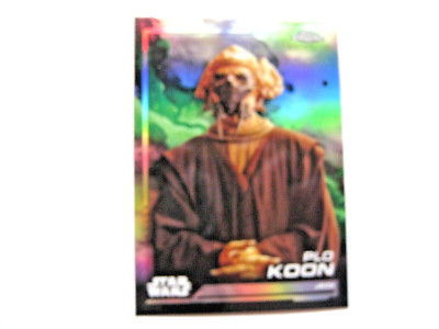 Plo Koon2024 Topps Star Wars Chrome Refractor Parallel Card# 147 | eBay