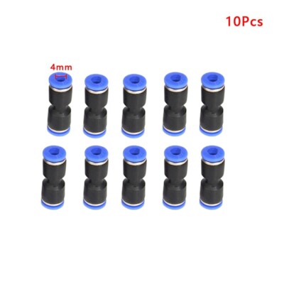 PU 4 Pneumatic Straight Connector Quick Push to Air fittings 4mm OD ...