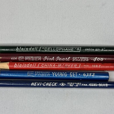 Rare Expensive Collectible Vintage Colored Pencil LOT: 5 | eBay