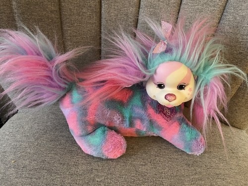 Puppy Surprise Rainbow Pink Blue Mum Mummy Dog Only Soft Toy Plush 11 ...