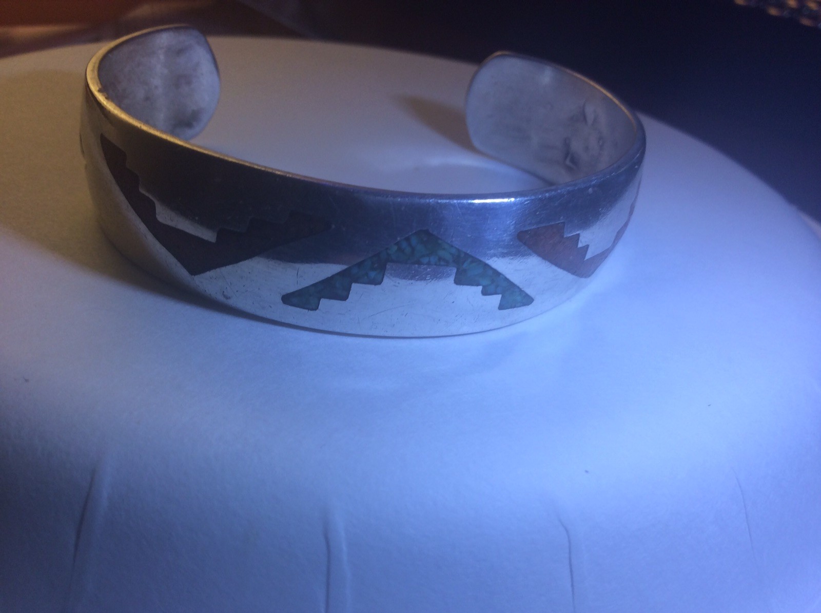 Native American Sterling Silver Bracelet Signed Carl Begay Navajo | eBay