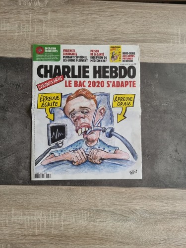 JOURNAL BD CHARLIE HEBDO 1446 le bac 2020 s adapte couv felix | eBay