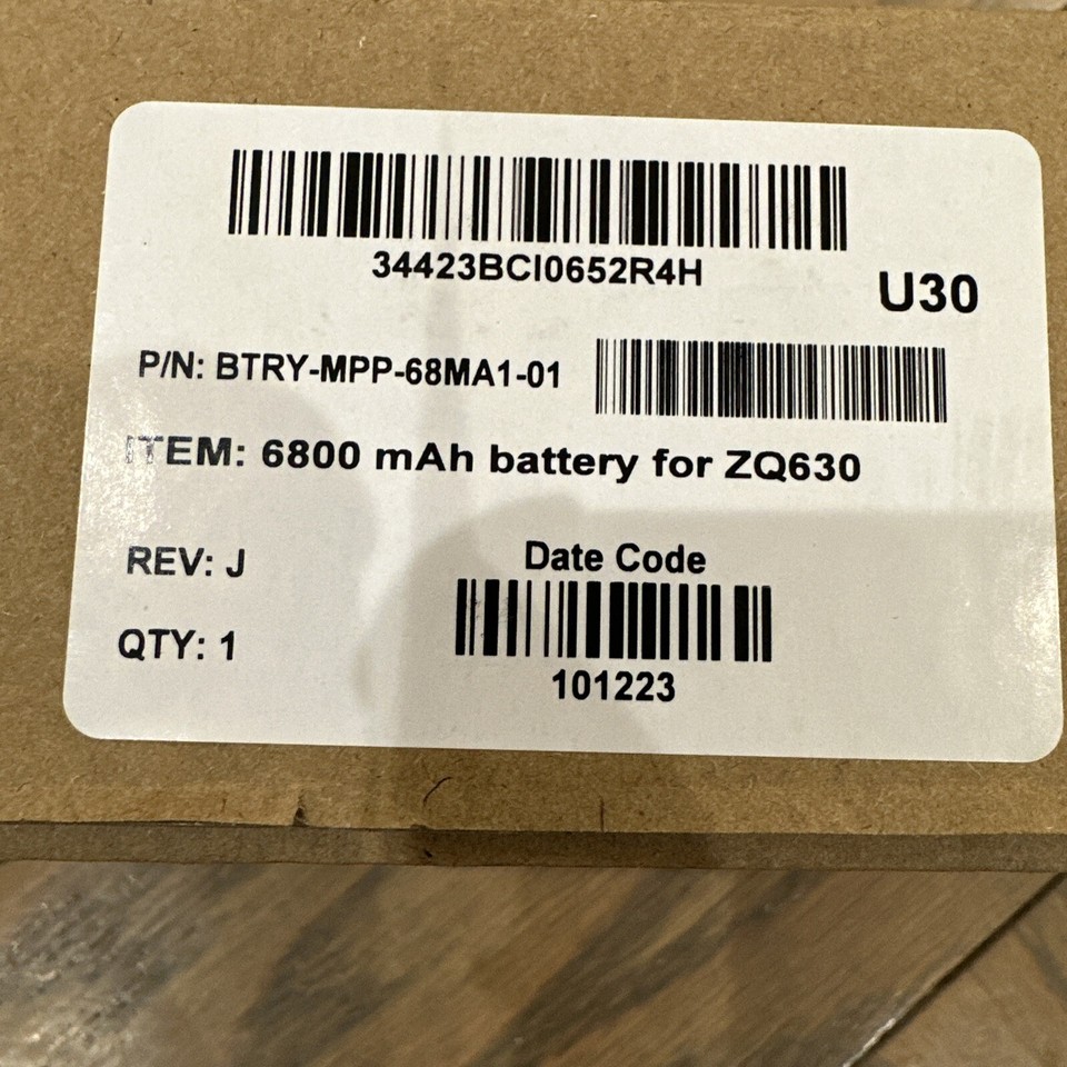 NEW Battery for zebra QLN420, ZQ630 | eBay