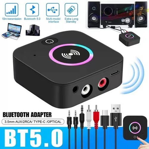 Bluetooth 5.0 Empfänger 3.5mm AUX NFC Cinch Buchse Hifi Wireless Audio ...