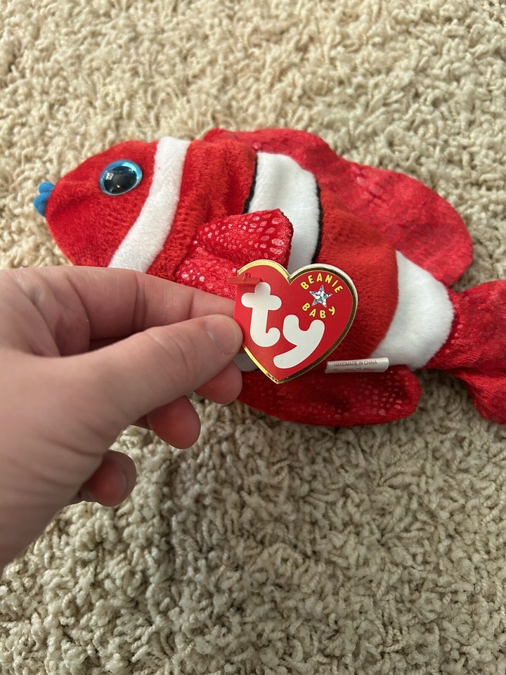 TY Beanie Baby "Jester" Clown Fish, 2000 Retired. | eBay