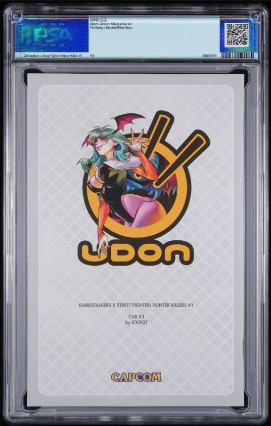 DARKSTALKERS x STREET FIGHTER HUNTER KILLERS #1 ICKPOT VIRGIN - not CGC ...