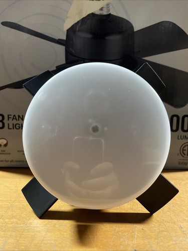 Bell + Howell Socket Fan Ceiling Light for Indoor Room 4 Blades 1000 ...