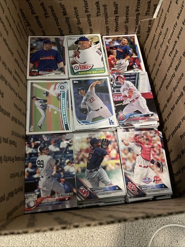 Medium Flat Rate Box Of Baseball Cards READ | eBay