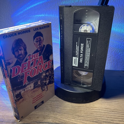 Delta Force, 1986 (VHS, 1989) Martial Arts, Action, Chuck Norris, Lee ...