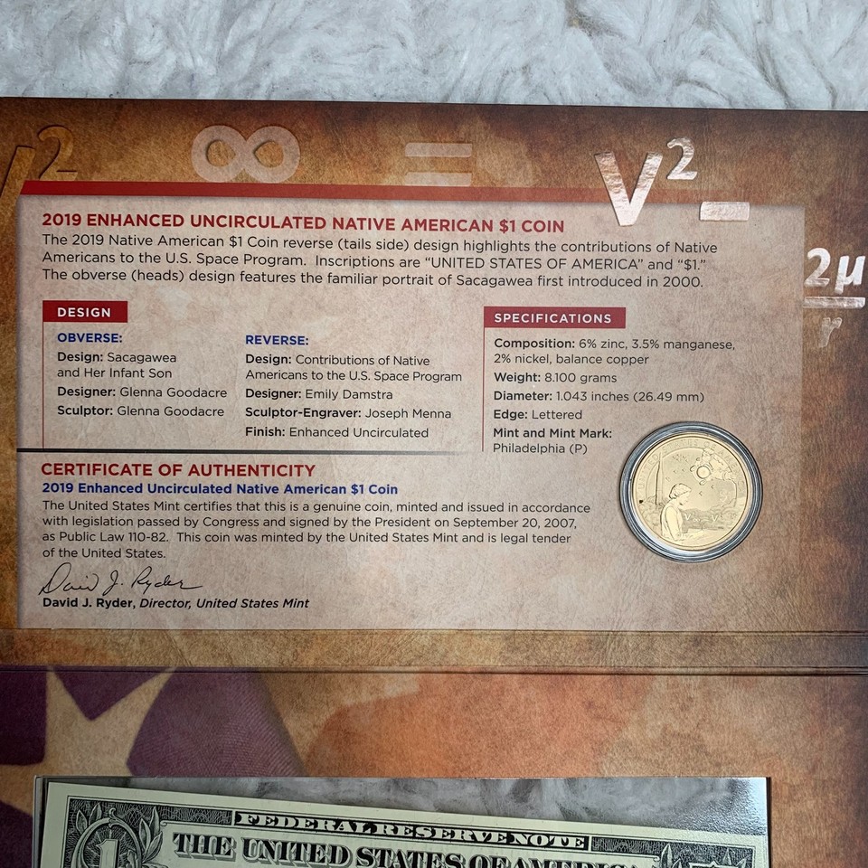 Native American 2019 American $1 Coin & Currency Set | eBay