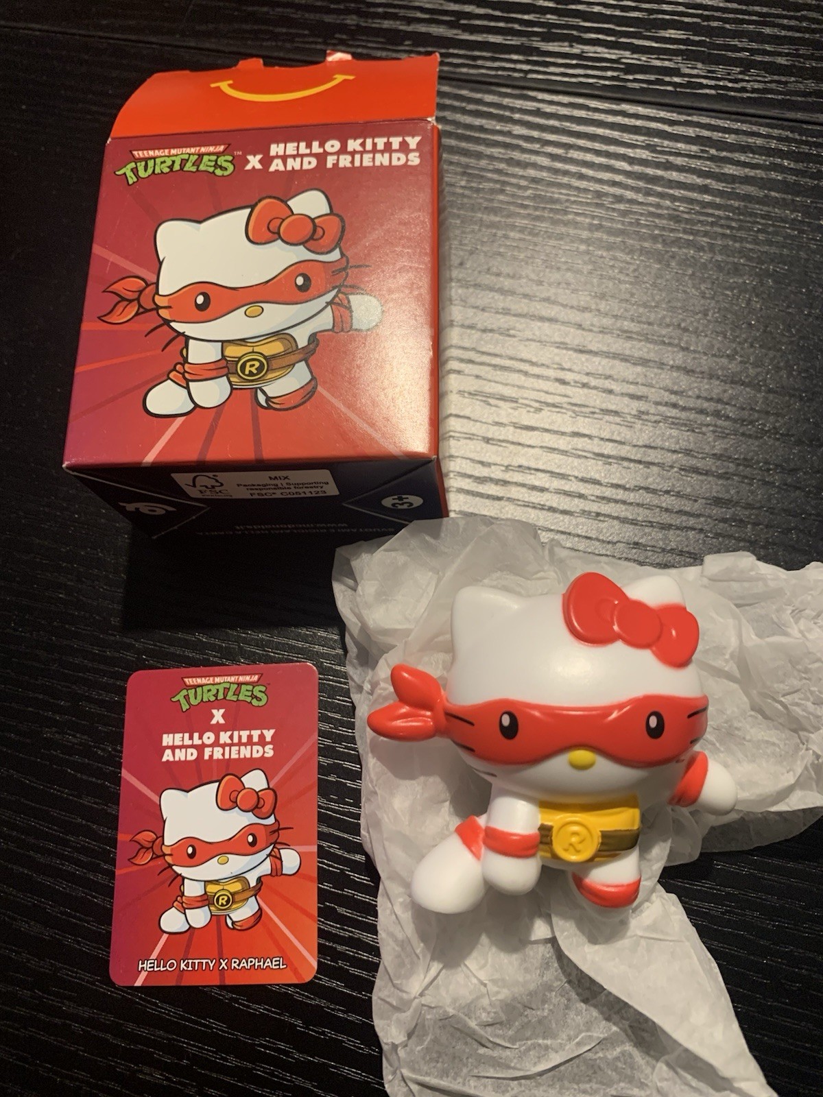 McDonalds Teenage Mutant Ninja Turtles X Hello Kitty x Raphael Italy ...