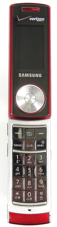 Samsung Juke SCH-U470 - Red and Silver ( Verizon ) Rare MP3 Swivel ...