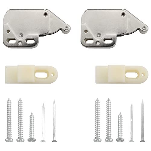 2 Sets Spring Loaded Mini Tip Push Catch Release Latch Push to Open ...