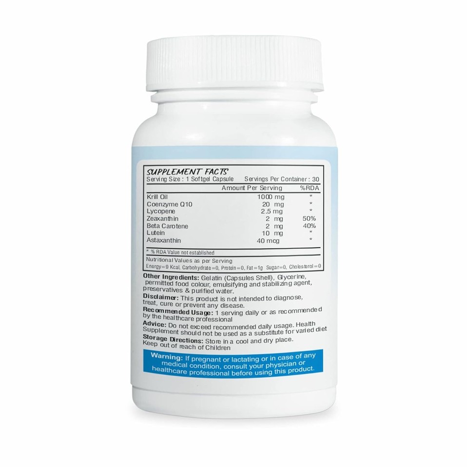 Alpspure Nutra Krill Oil Capsules, 30 Softgel Capsules | eBay