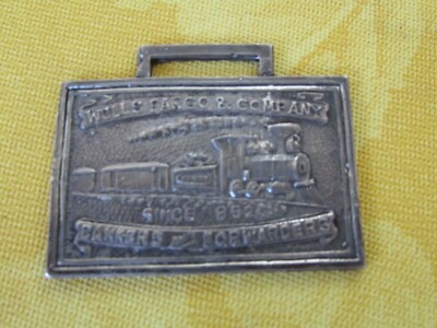 Wells Fargo Sterling Train Pocket Watch Fob Banker Forwarders ...