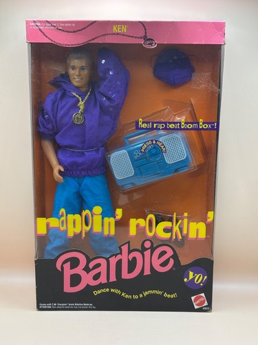 Vintage 1991 Mattel Barbie “Rapping Rockin’ Ken” #4903 *NRFB | eBay