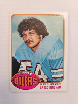 GREG BINGHAM 1976 TOPPS #103 OILERS MLB | eBay
