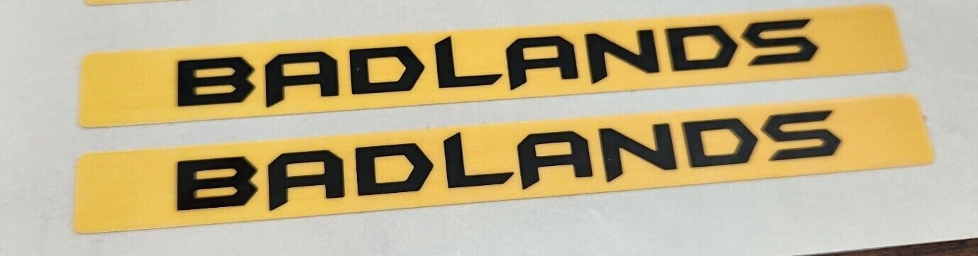 NEW 87-91 Bronco Fender Badge Emblems (Eddie Bauer, Silver Anniversary ...