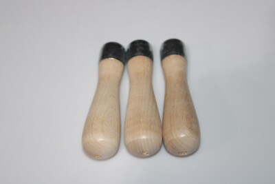 Lutz Skroo-Zon File Handles Wood # 5 for 8" File 3 Pcs Self Threading ...