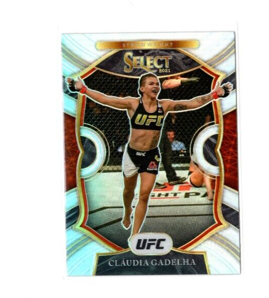 2021 Panini Select UFC - Concourse Claudia Gadelha #10 Silver Prizm for ...