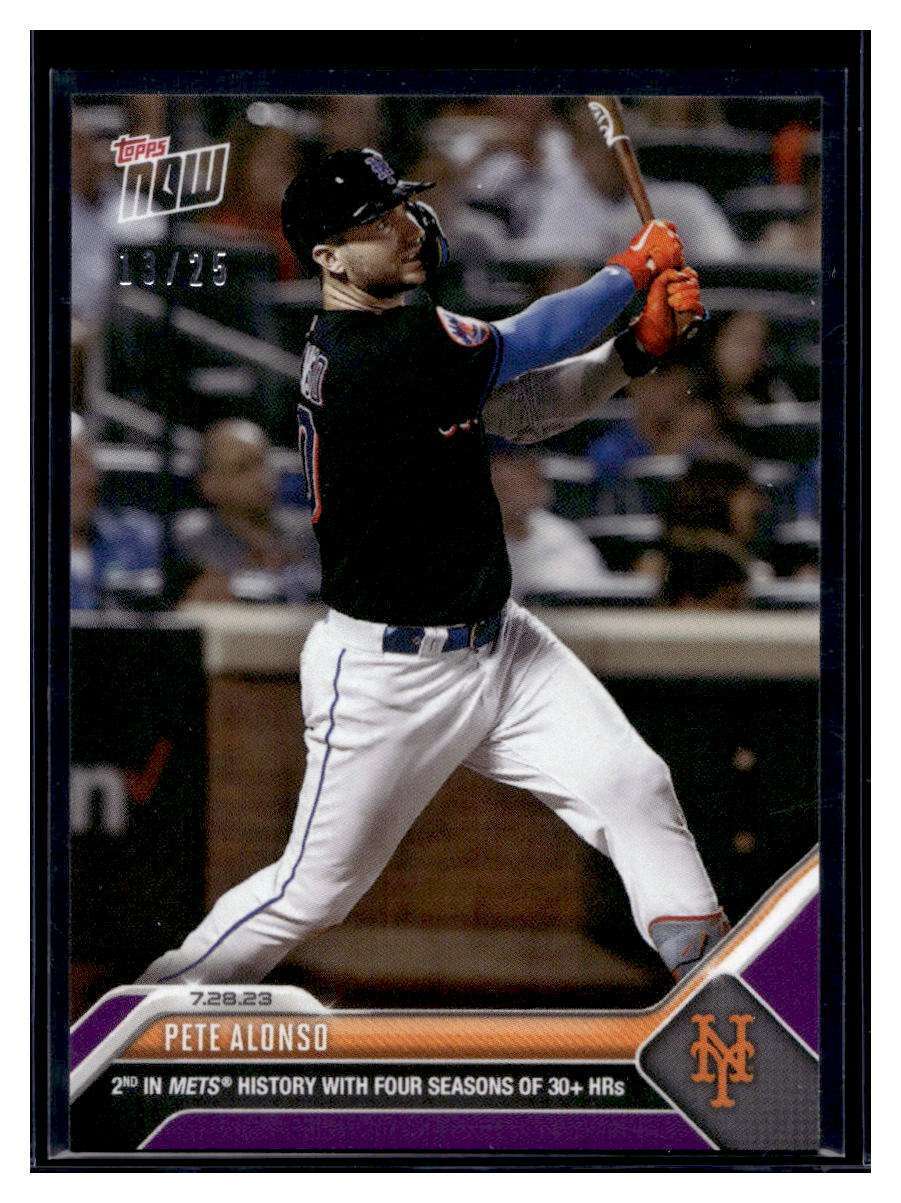 2023 Topps Now - Purple #627 Pete Alonso /25 for sale online | eBay