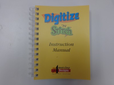 Amazing Designs Digitize n Stitch Instructional Book Manual Tutorial ...