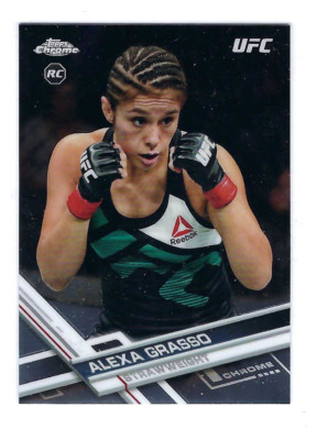 ALEXA GRASSO 2017 TOPPS UFC CHROME ROOKIE CARD | eBay