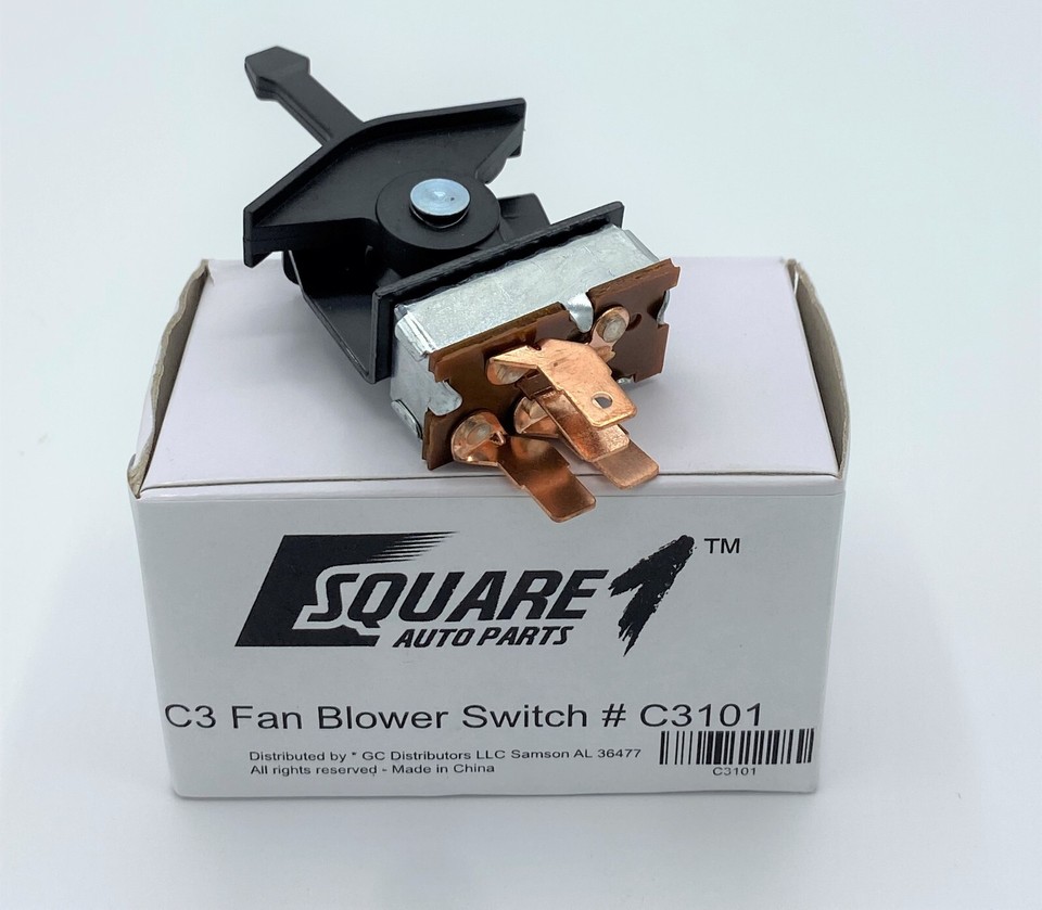 Fan Switch for 1977-1982 Chevrolet Corvette C3 Blower Motor W Air ...
