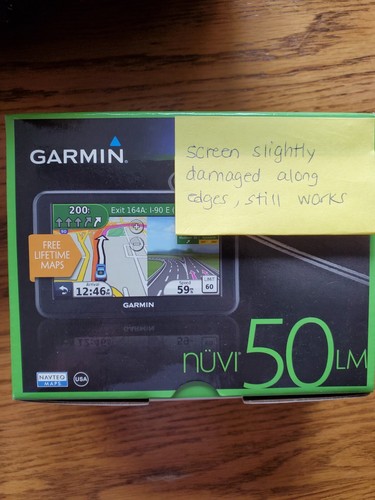 Garmin Nuvi 5" 50LM Navigator Slightly damaged screen 753759978945 | eBay