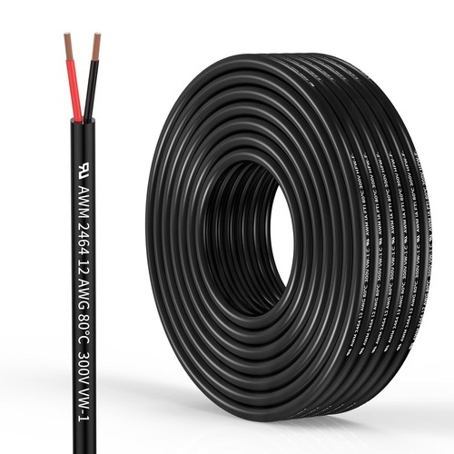 12 Gauge 2 Conductor Electrical Wire 12 AWG Stranded PVC Cord Oxygen ...