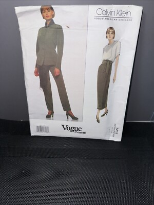 VOGUE Misses' Jacket,Skirt,Pants Calvin Klein Pattern 1202 12-14 Uncut ...