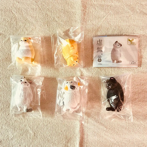 nihility kyomu 3 cat figure complete set 5 Capsule Toy Gacha JP Japan ...