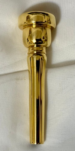 Early Jerome Callet prototype Trumpet mthp .630 shallow 27 throat GOLD ...