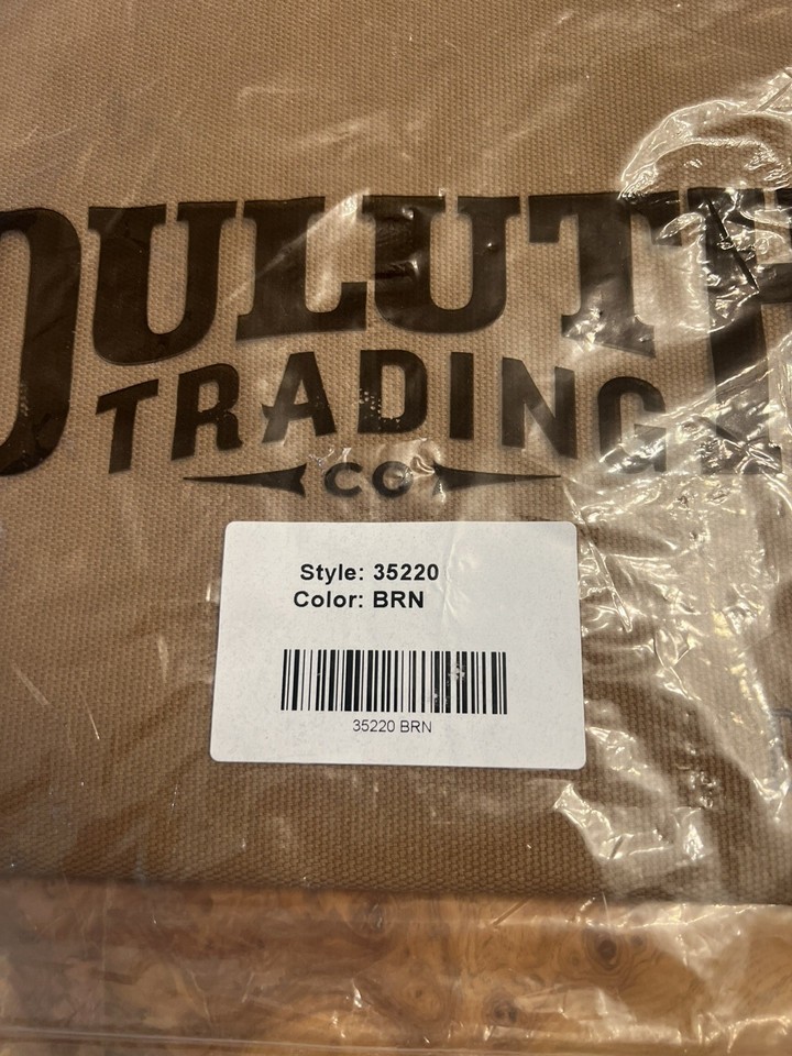 Duluth Trading FH Extra Large Parts Bag Fire Hose Canvas Leather Zip ...