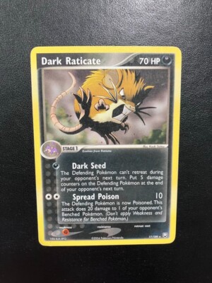 Dark Raticate - 17/109 -Team Rocket Returns - Pokémon Card | eBay