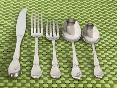 Oneida CALLA LILY Stainless Deluxe Glossy Flatware SMART CHOICE A2G | eBay