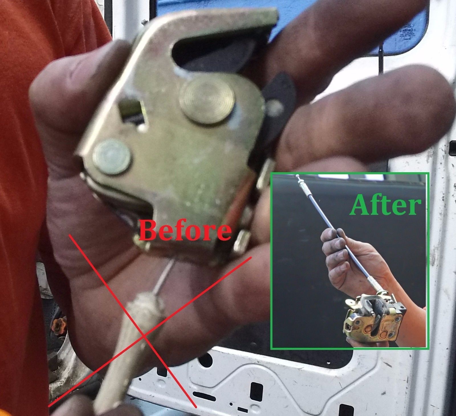 Metal Tailgate Liftgate Rear Window Latch Release Cable For Ford ...