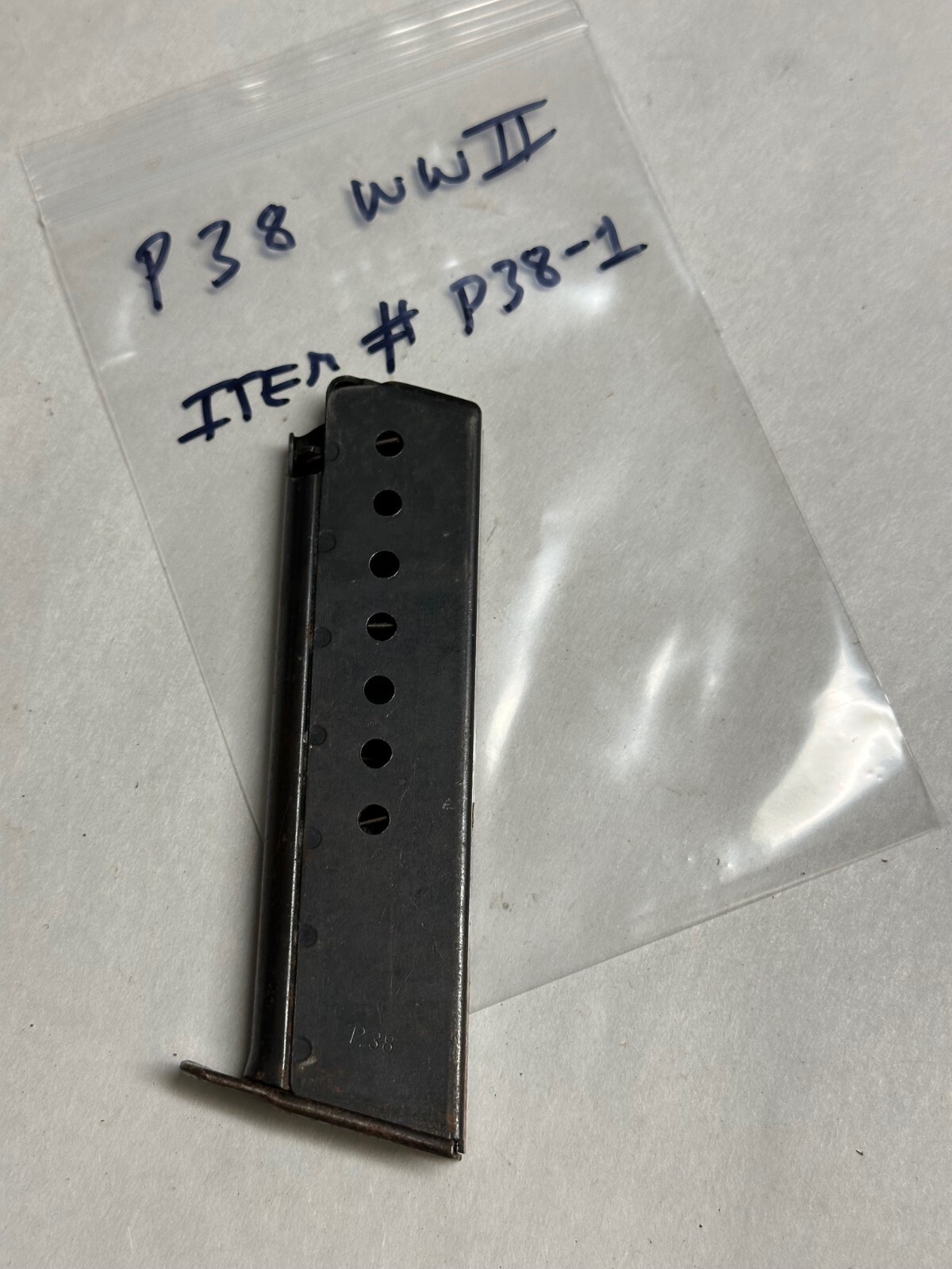 GERMAN WWII WALTHER P38 MAGAZINE 8 RD CAL. 9m/m. ITEM #P38-1 | eBay