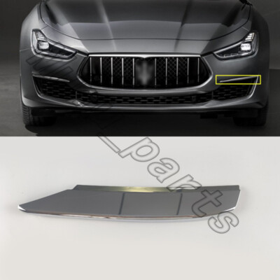 673008193 For Maserati Ghibli 2018-23 Left Front Bumper Grille Cover ...