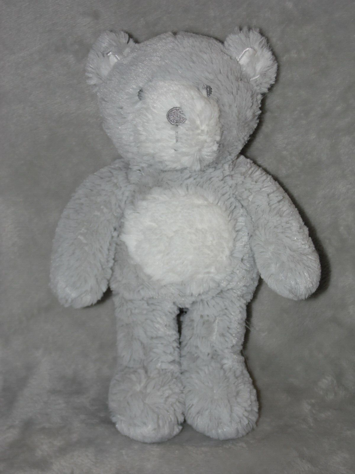 Tesco teddy soft toy grey bear comforter Florence and Fred | eBay UK
