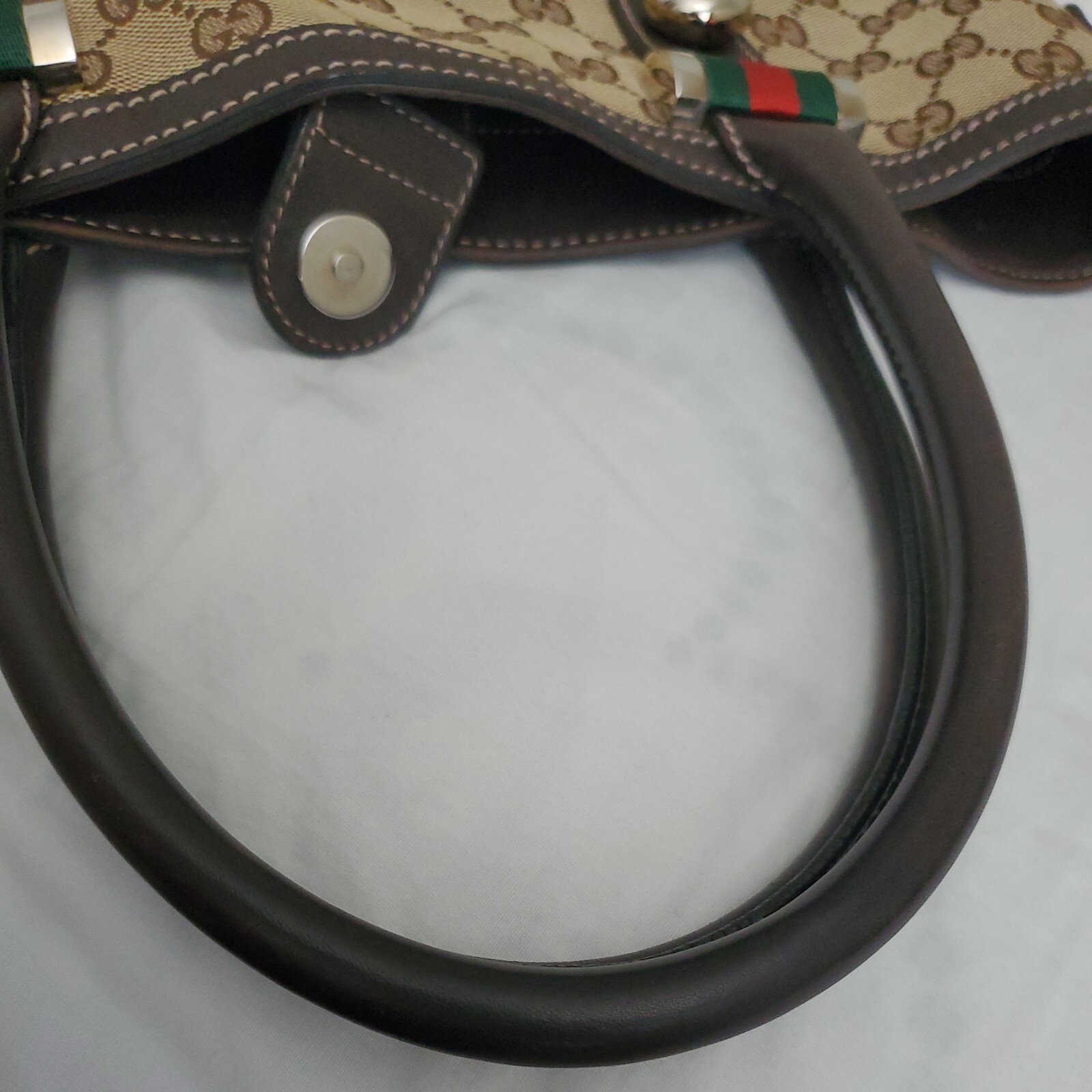 Gucci Monogram Medium Match Ball Tote Bag Authentic … - Gem