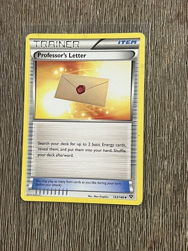 Pokémon XY Base Professor's Letter 123/146 Uncommon. | eBay