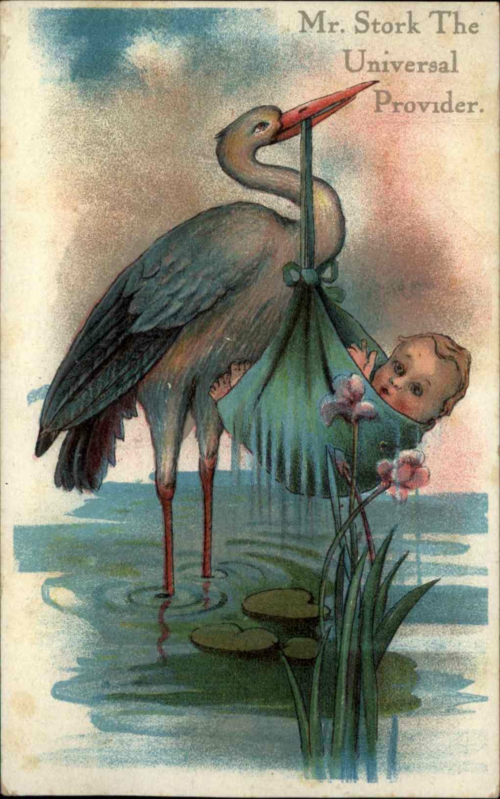 Baby Stork Vintage