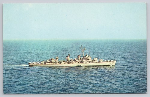 Postcard Navy U.S.S. Wadleigh DD-689 Homeward Bound to Newport from the ...