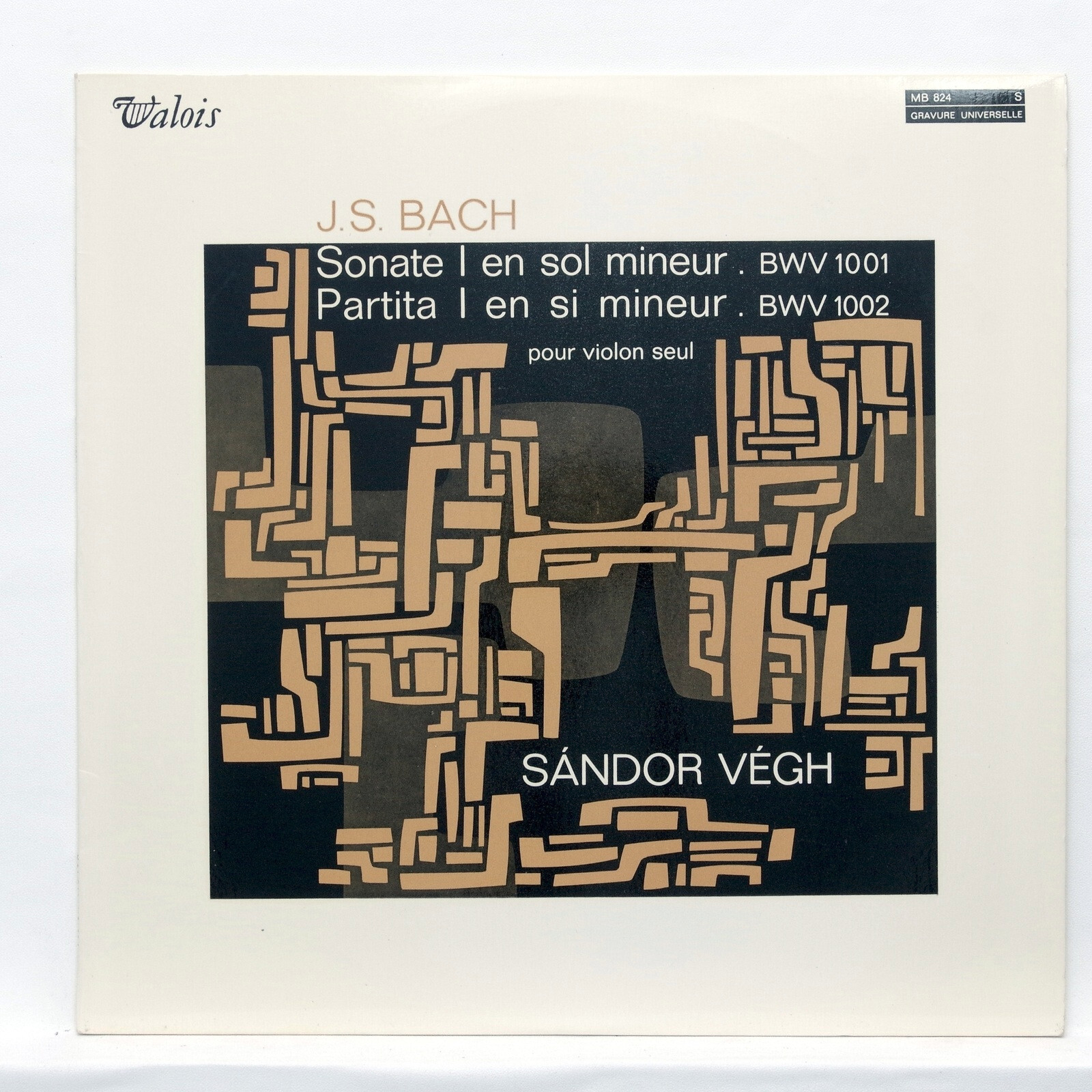 SANDOR VEGH ⸺ JS BACH sonata no.1 & partita no.1 for violin solo ...