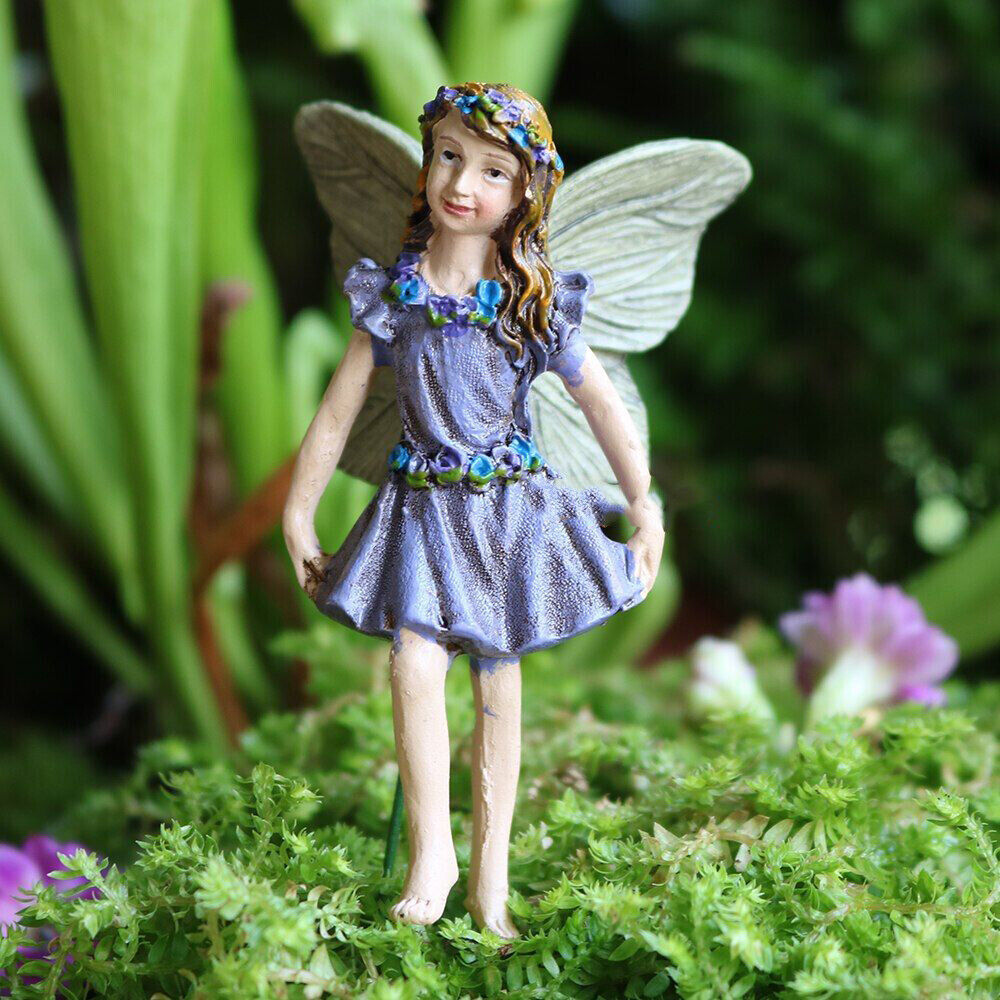 Miniature Garden Fairies Figurines Mini Fairy Statue Garden Ornament ...