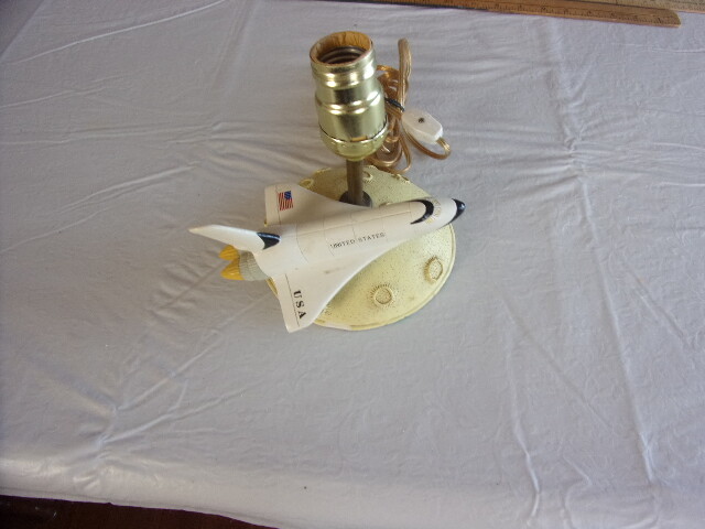 Columbia Space Shuttle Desk Model Lamp 120 watt electric | eBay