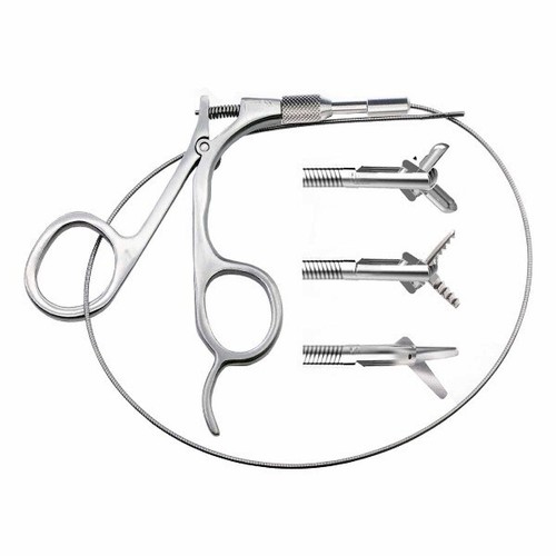 Laparoscopic 100% Flexible Alligator Grasper Scissor Forceps Instrument ...