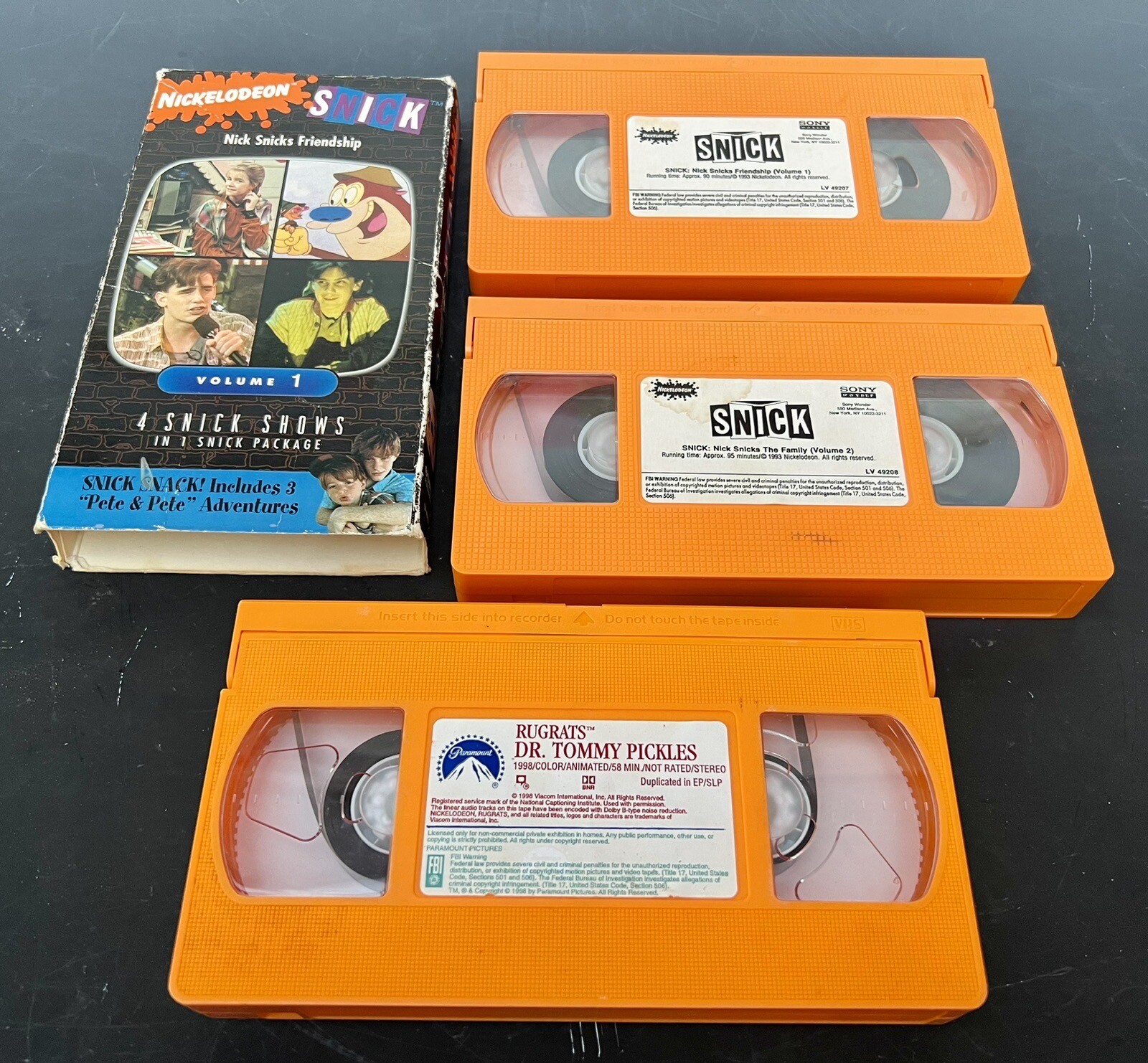 Vintage Nickelodeon VHS Tapes Nick Snicks | Grelly USA