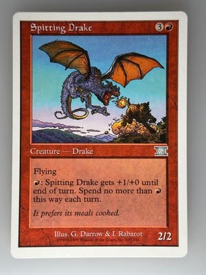 MTG Spitting Drake U Classic Sixth Edition 6ED 207 NM Normal Magic | eBay